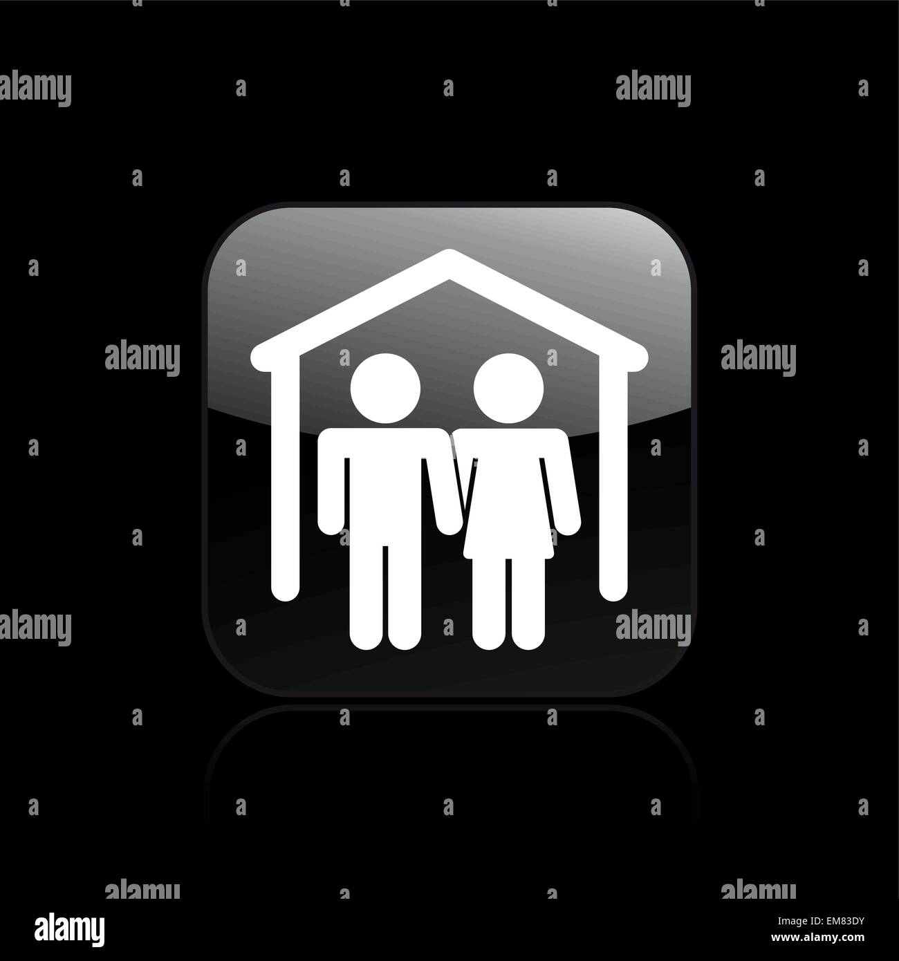 Vector illustration of single wedding icon Stock Vector Image & Art - Alamy