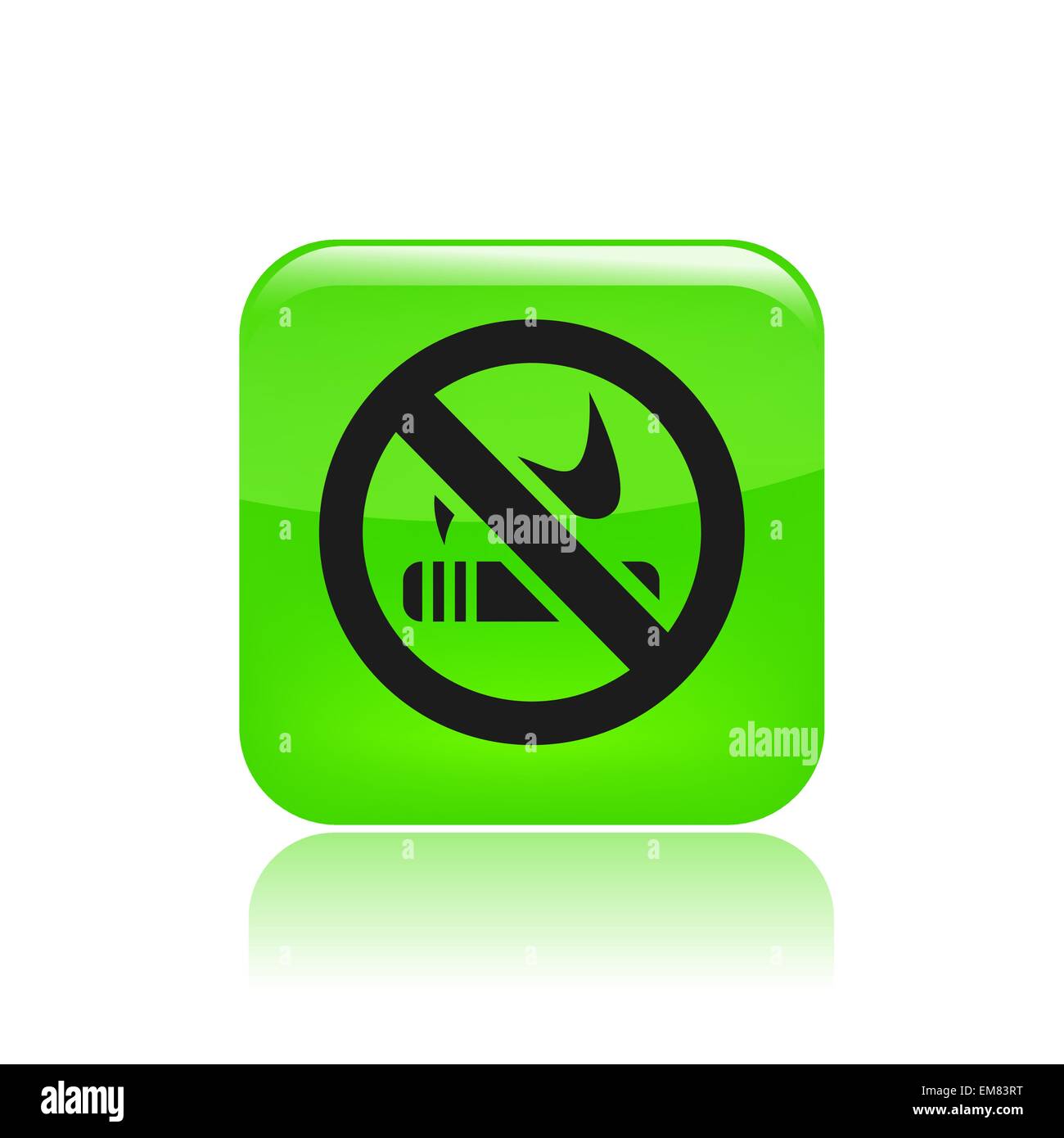 Smoking is forbidden Stock Vector Images - Alamy