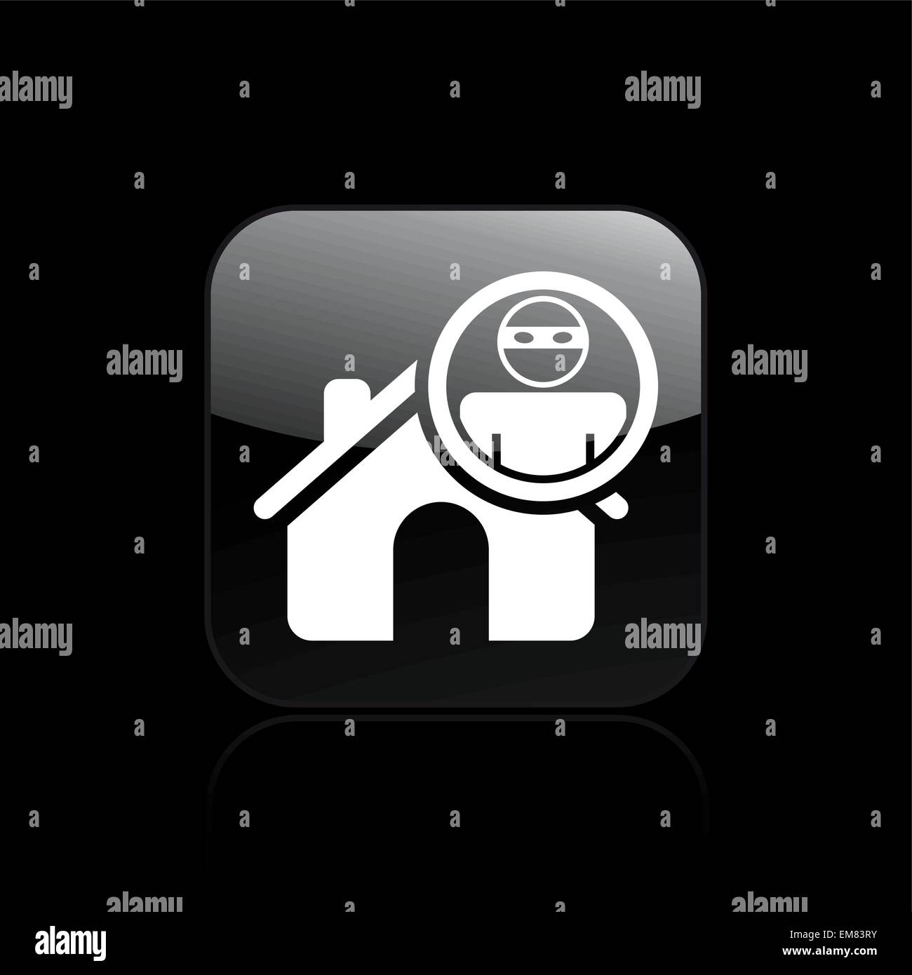 Vector illustration of house thief Stock Vector Image & Art - Alamy