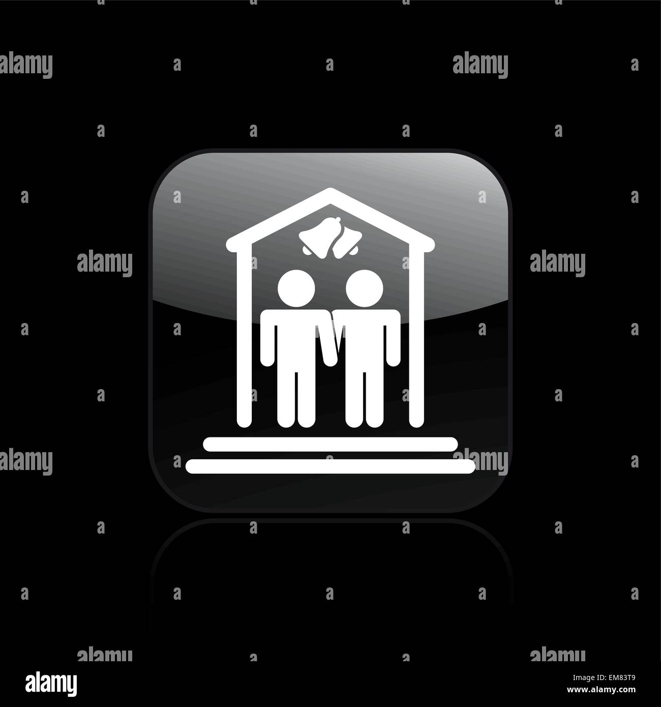 Marriage single isolated icon Stock Vector Image & Art - Alamy