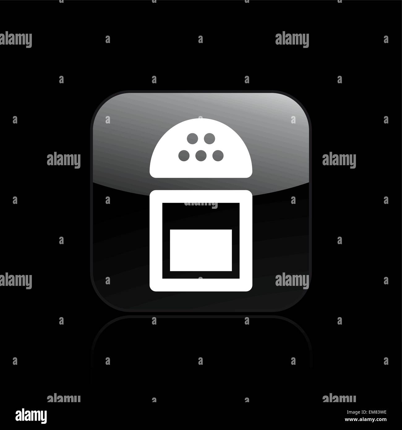 Vector illustration of salt storage icon Stock Vector Image & Art - Alamy