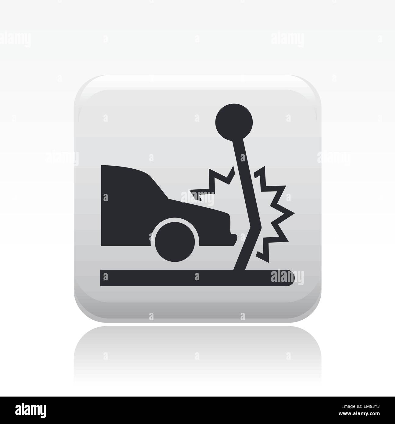 Vector illustration of single crash icon Stock Vector Image & Art - Alamy