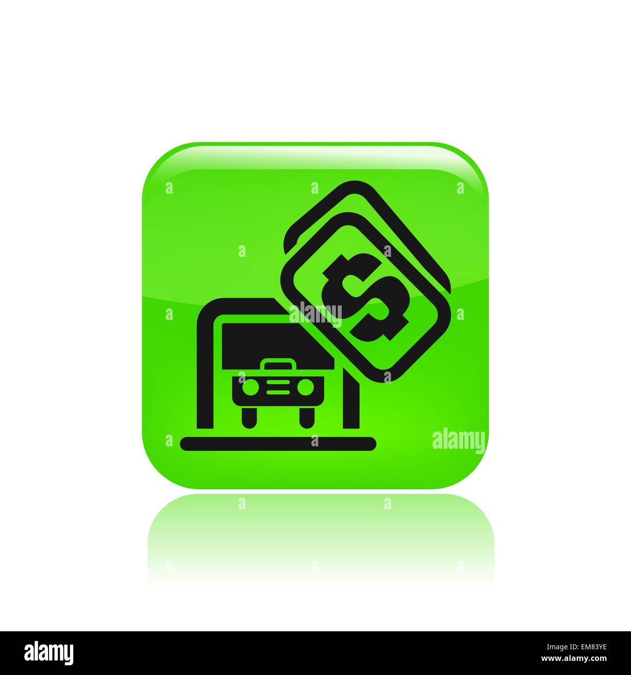 Vector illustration of single sale garage icon Stock Vector Image & Art ...