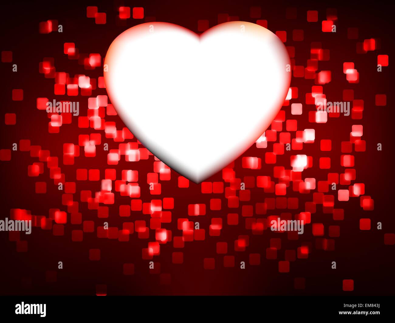 Red heart frame hi-res stock photography and images - Alamy