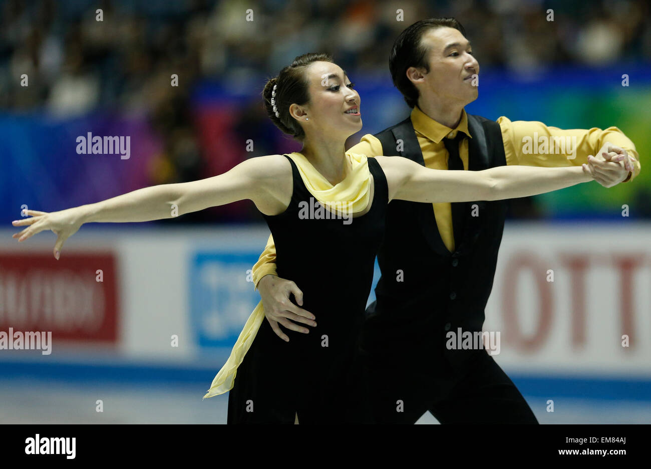 Tokyo, Japan. 17th Apr, 2015. Cathy Reed (L) and Chris Reed of Japan ...
