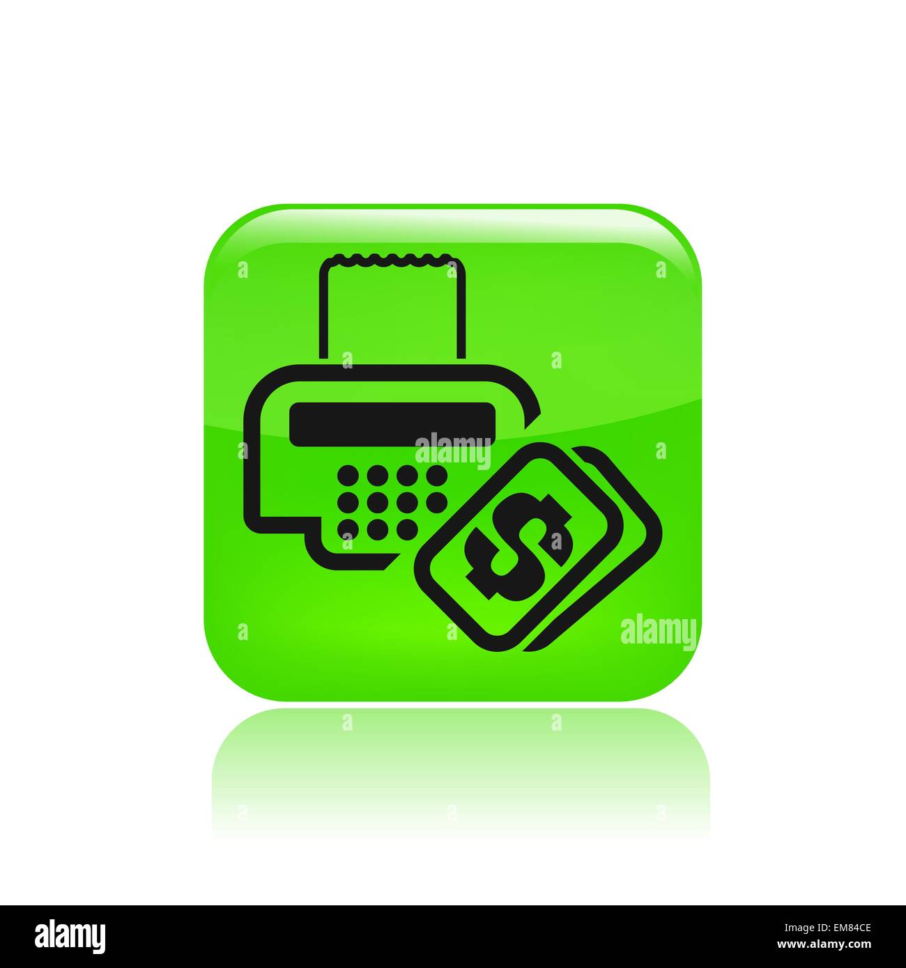 Vector illustration of single cash icon Stock Vector Image & Art - Alamy