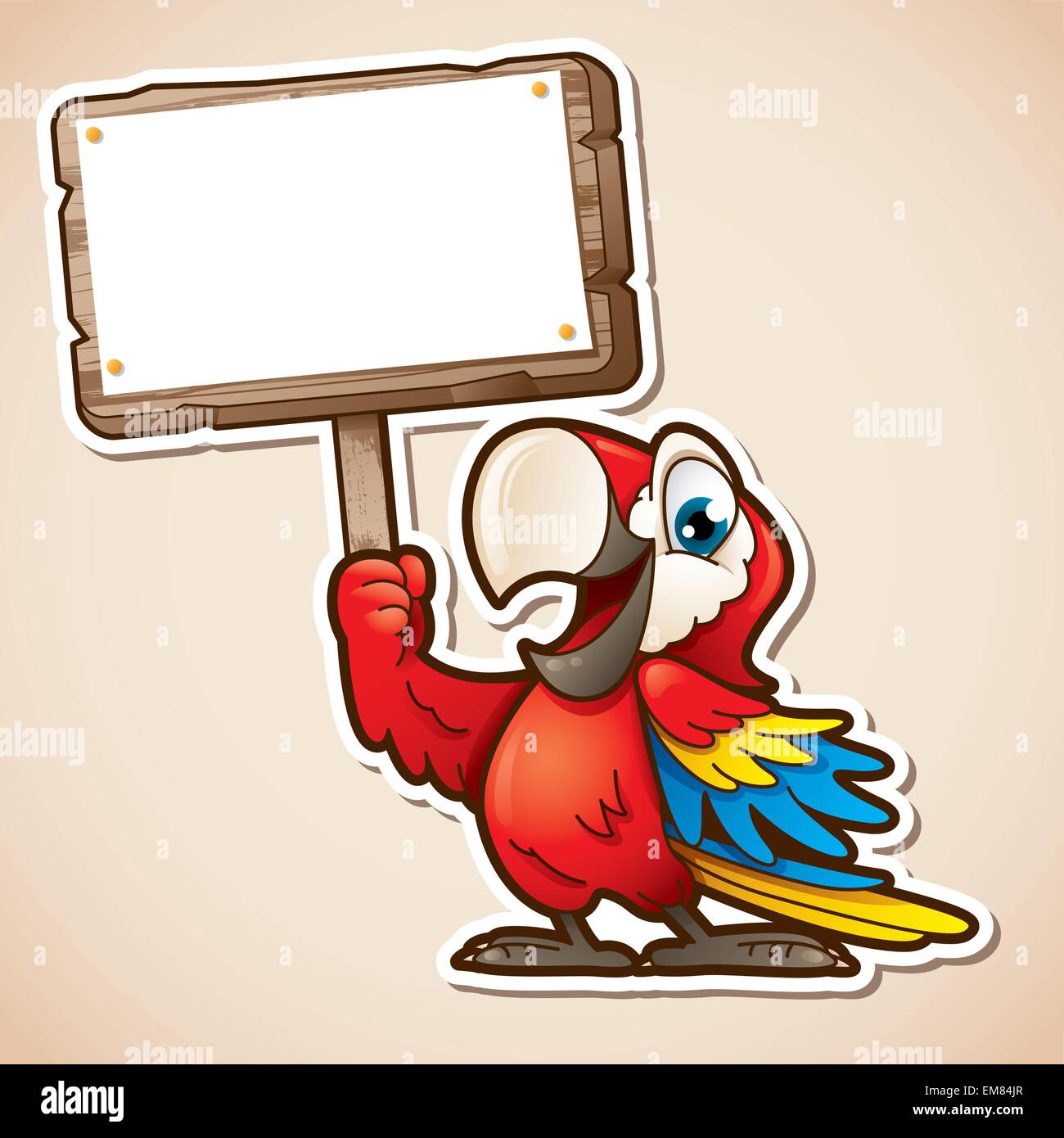 Macaw illustration hi-res stock photography and images - Alamy