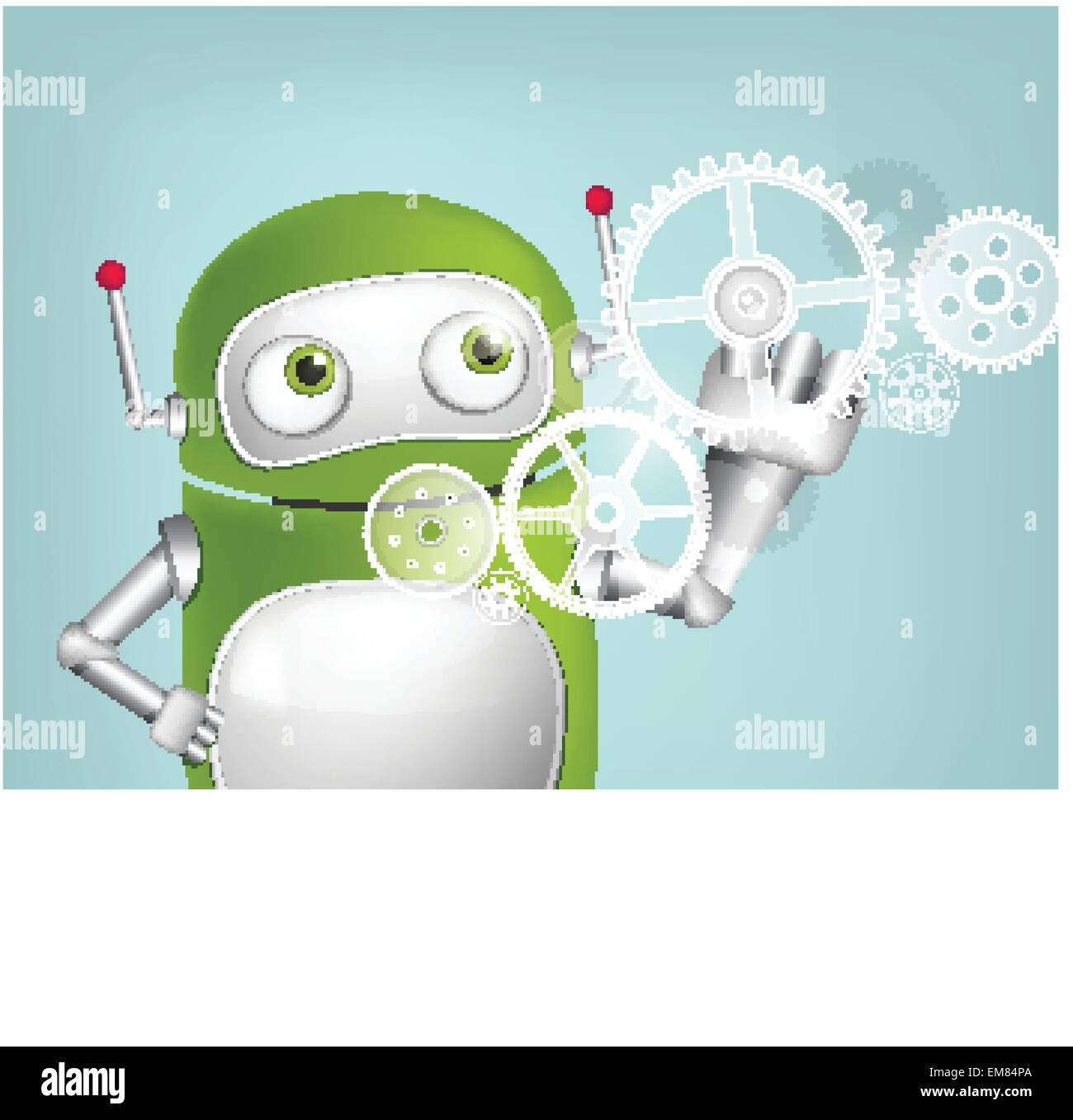 Robot with touch screen hi-res stock photography and images - Alamy