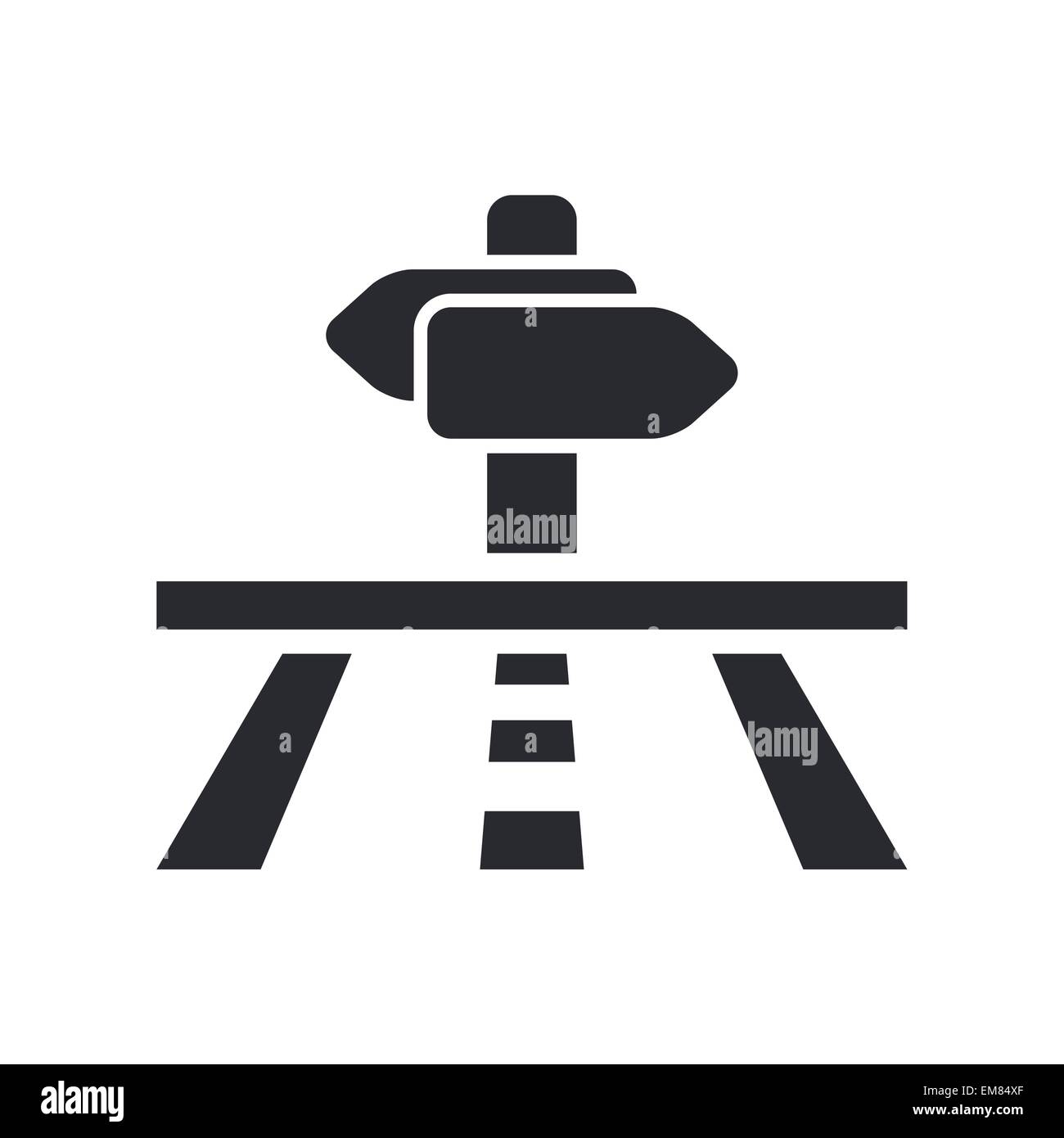 Vector illustration of isolated navigate icon Stock Vector Image & Art ...