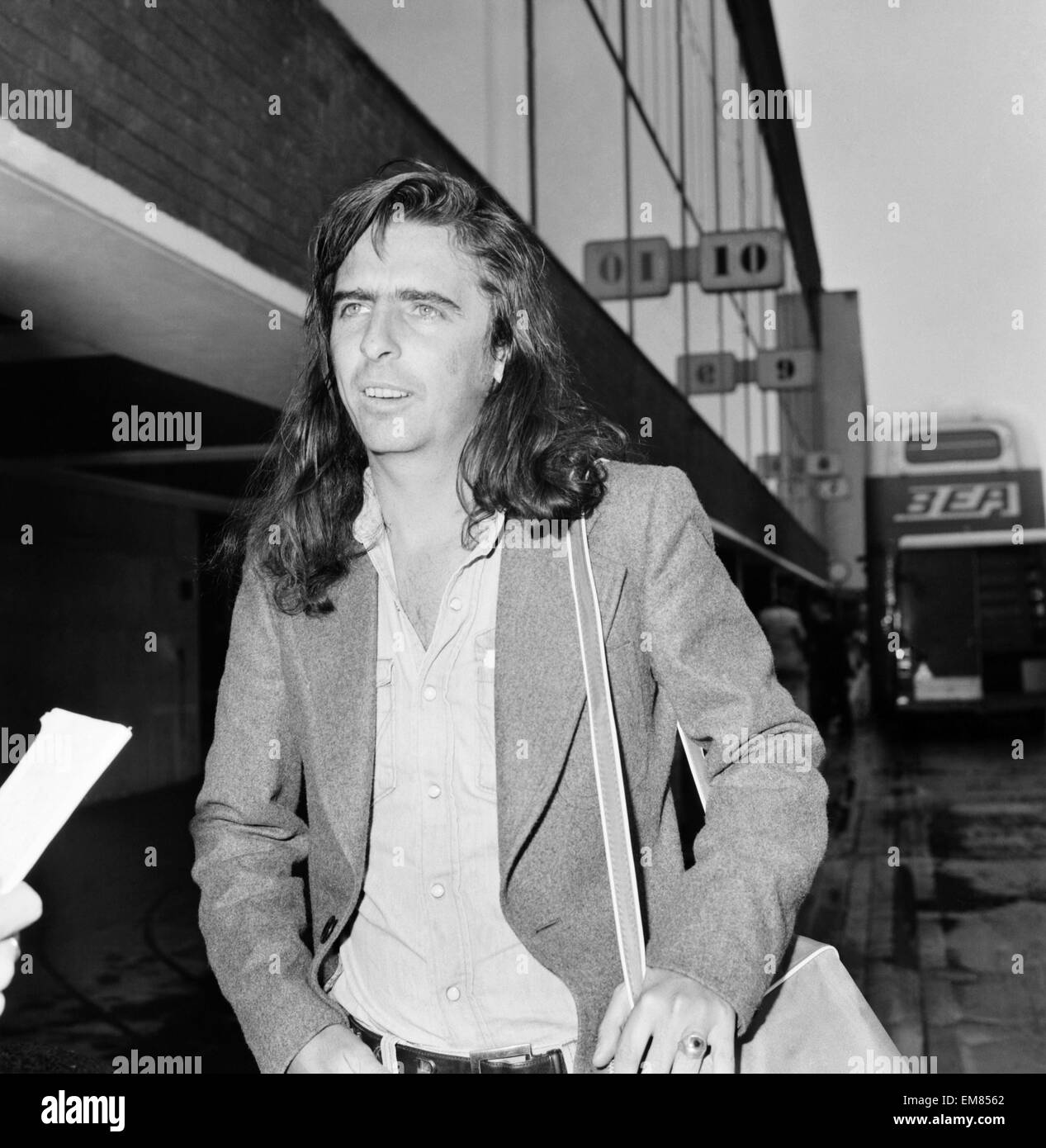 American rock singer Alice Cooper arrives in London ahead of his tour ...