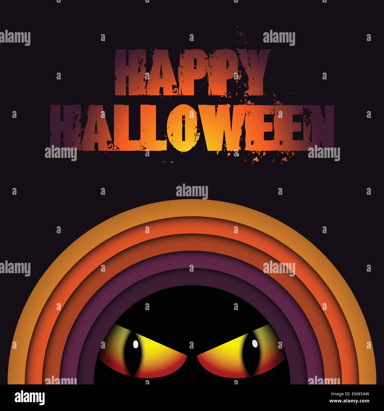 Funny colorful halloween ghost Stock Vector Images - Alamy