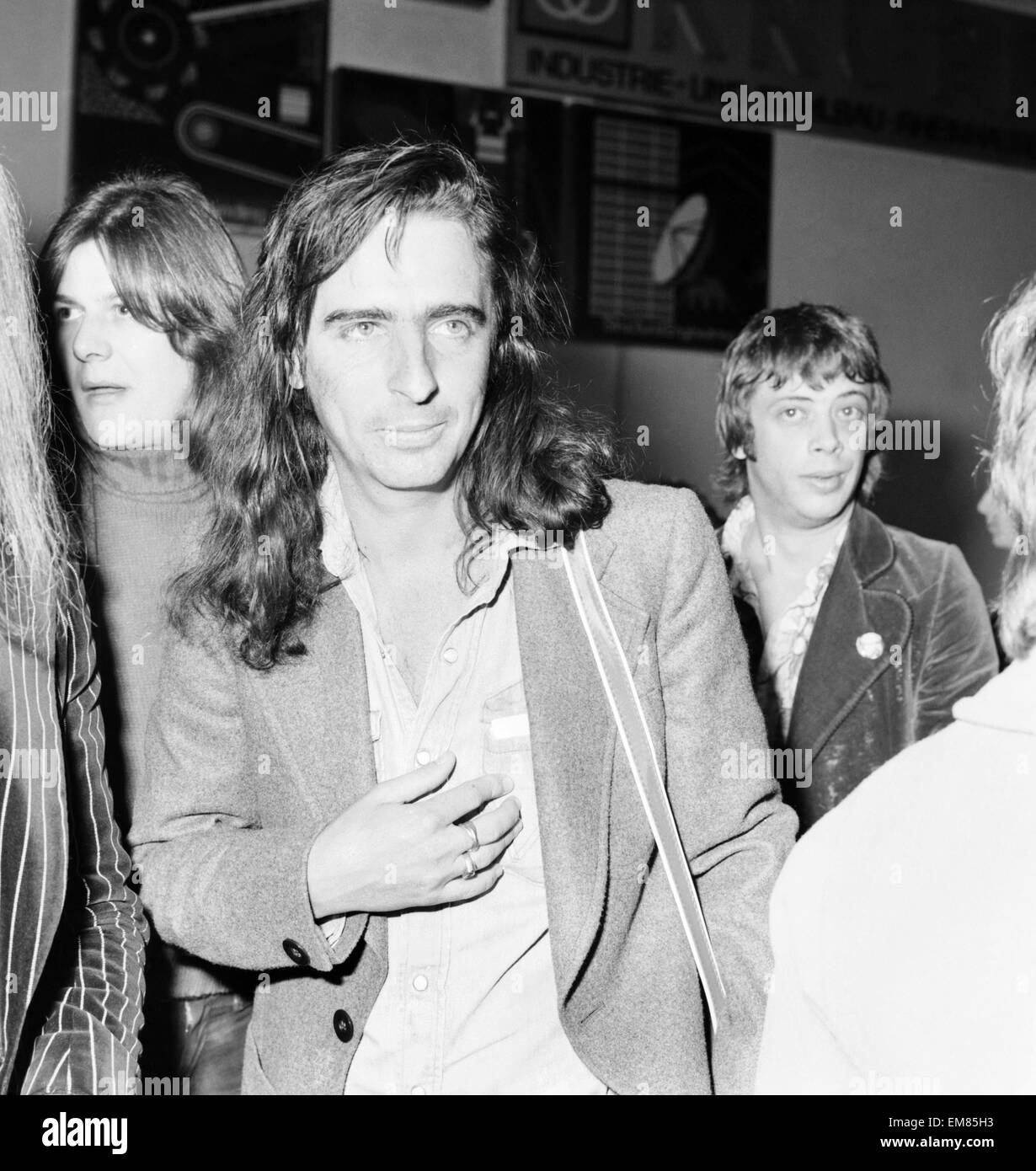 American rock singer Alice Cooper arrives in London ahead of his tour ...