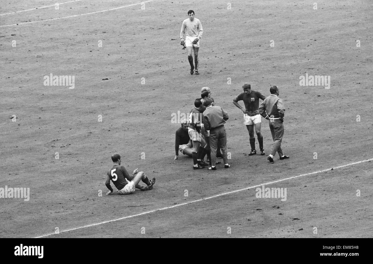 1966 World Cup Final at Wembley Stadium. England 4 v West Germany 2 ...