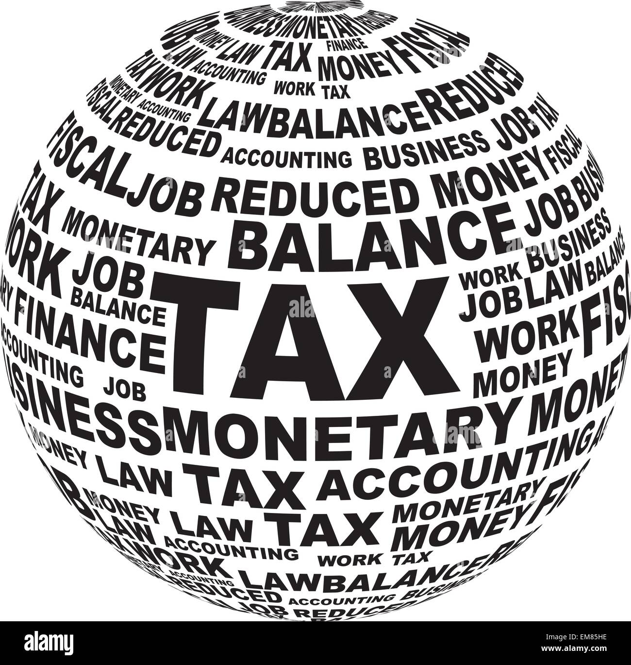 Black background tax Stock Vector Images - Alamy
