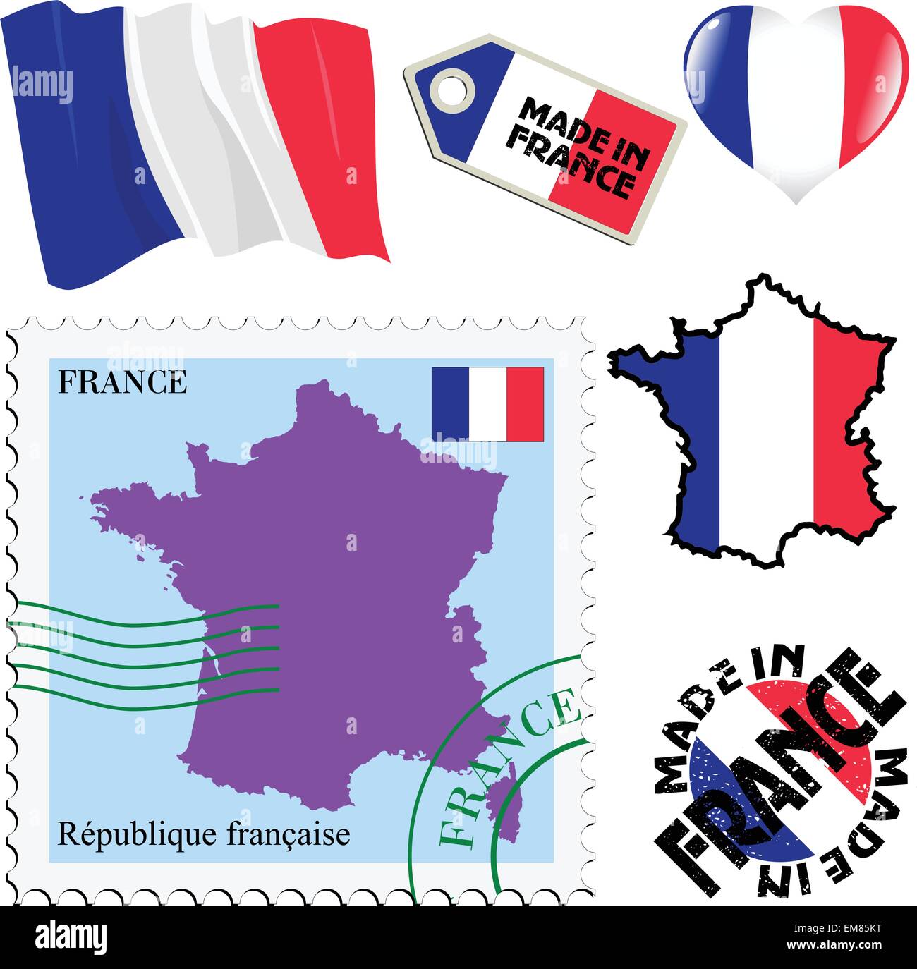 national colours of France Stock Vector Image & Art - Alamy