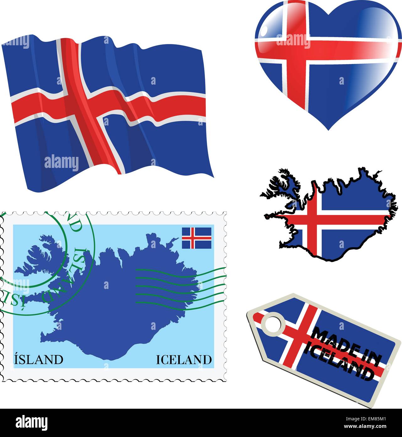 Iceland national symbol Stock Vector Images - Alamy