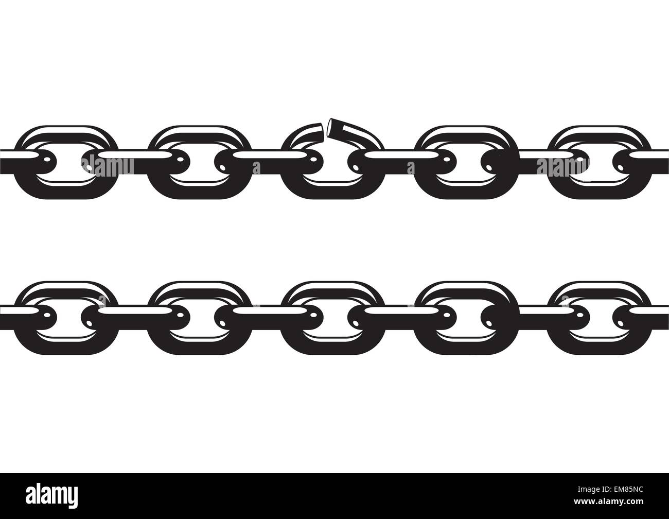 Chain Stock Vector Images - Alamy