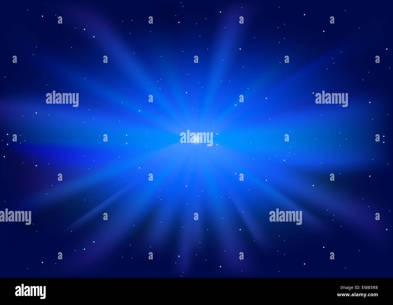 Blue glowing galaxy bright Stock Vector Images - Alamy
