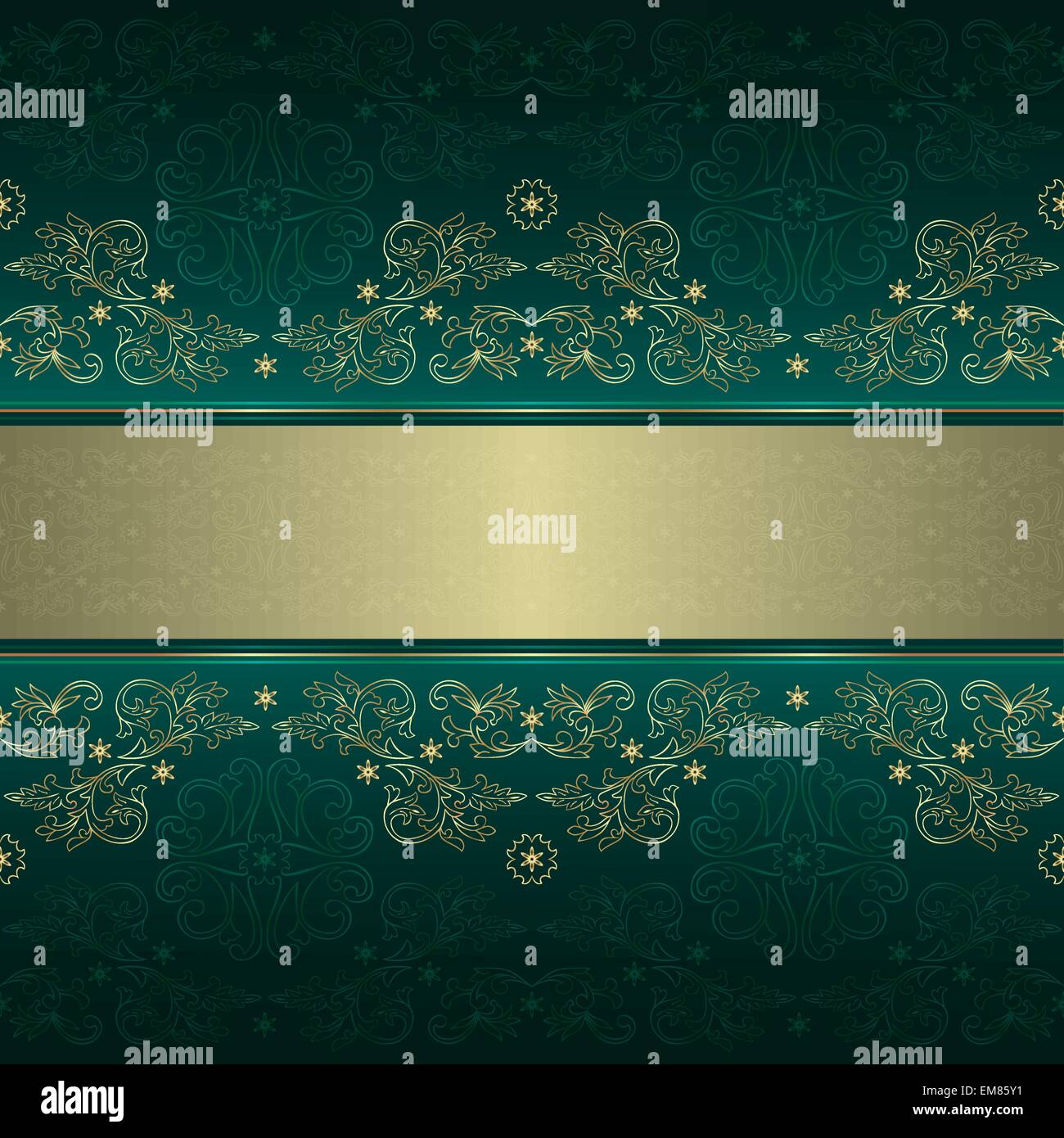 Gold flower seamless pattern Stock Vector Images - Alamy