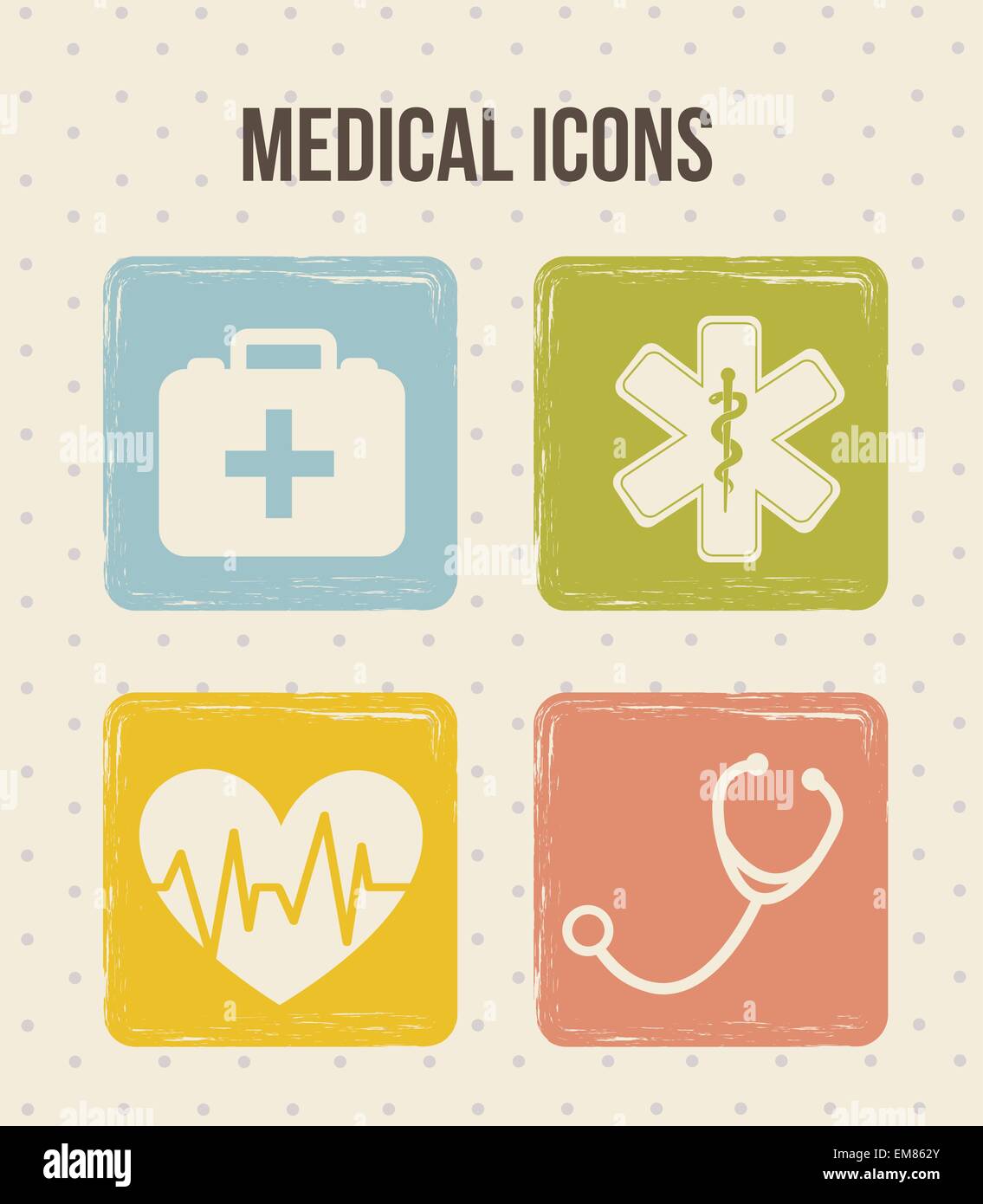 Medical icons background Stock Vector Images - Alamy