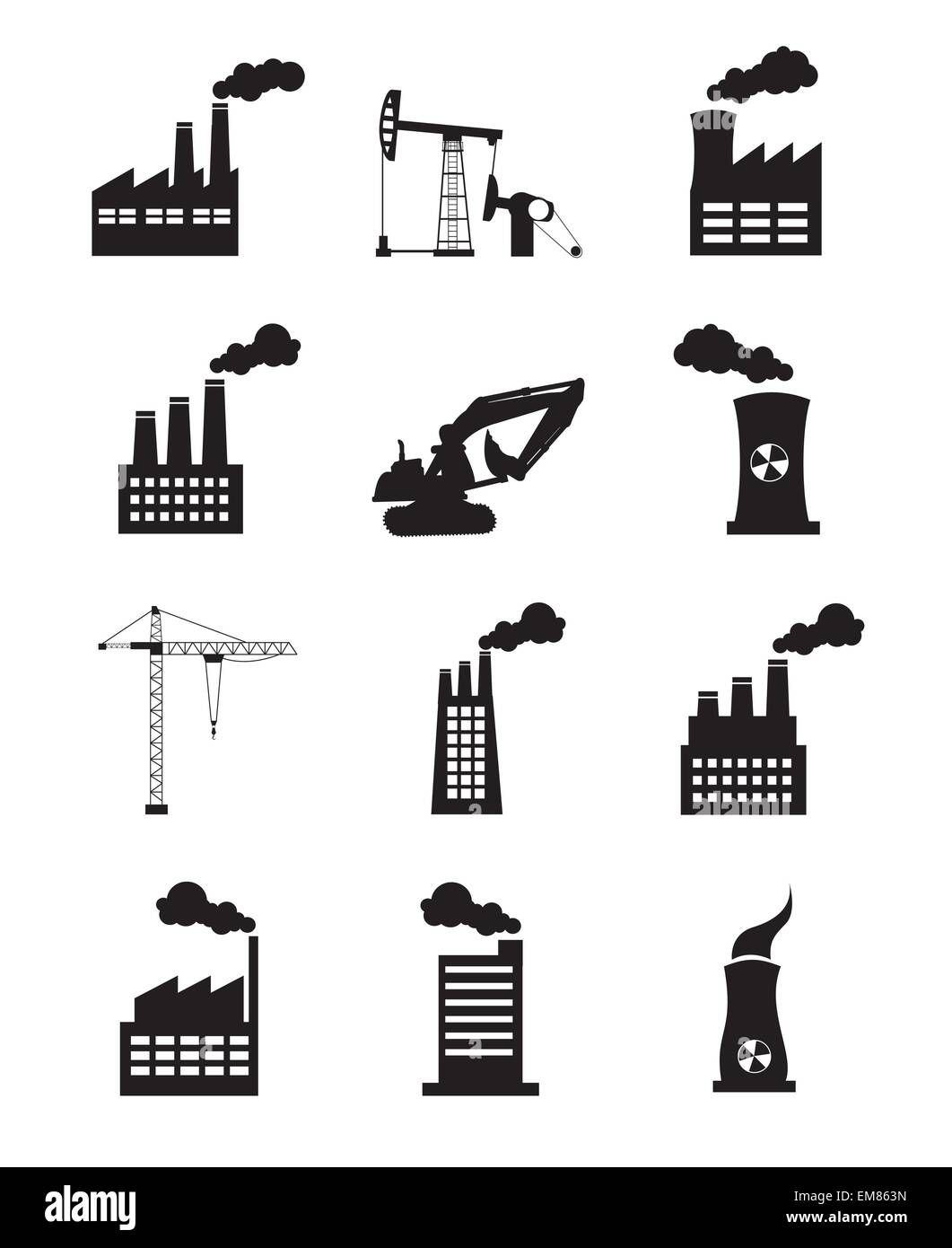 Industry background Stock Vector Images - Alamy