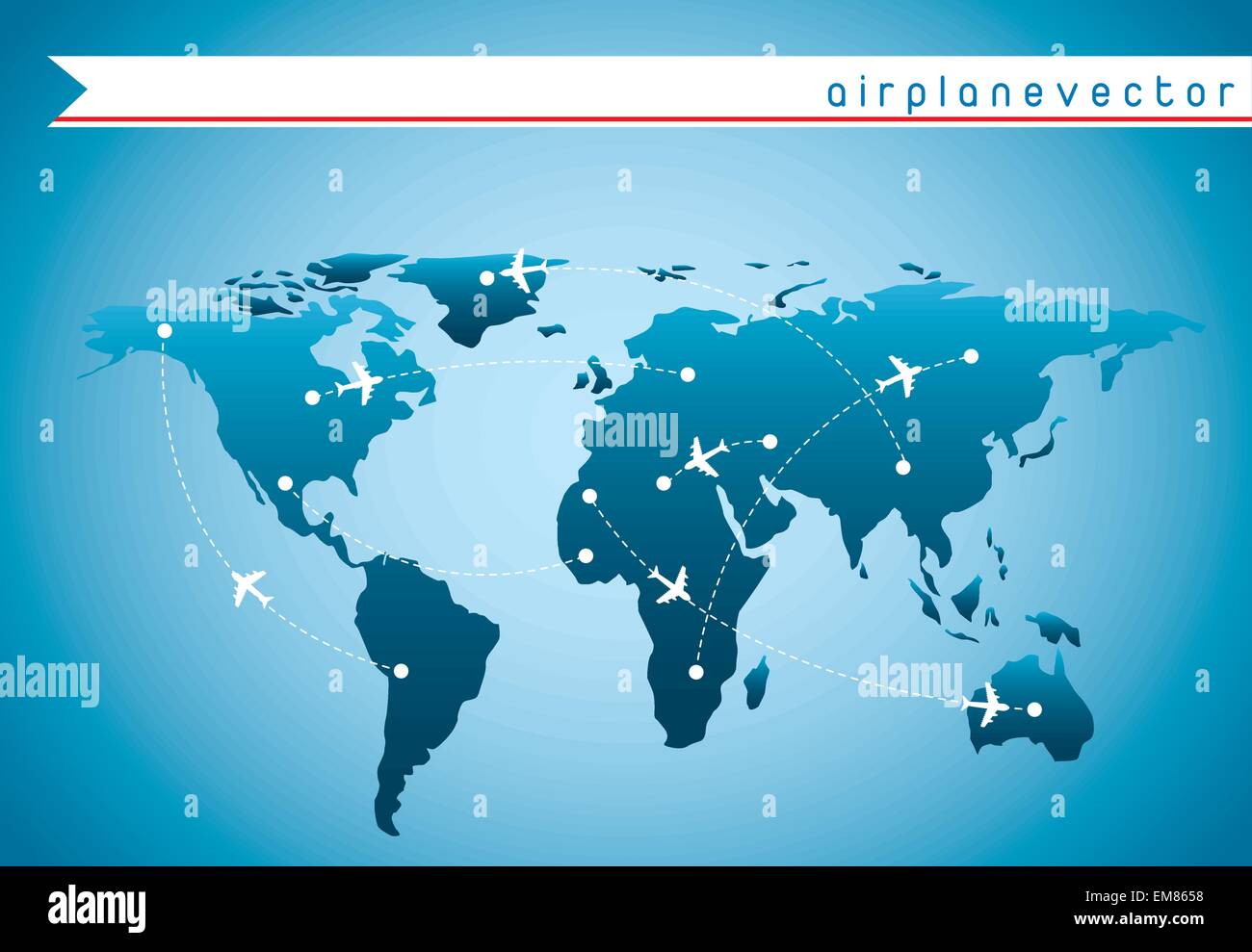 Vacation routes Stock Vector Images - Alamy