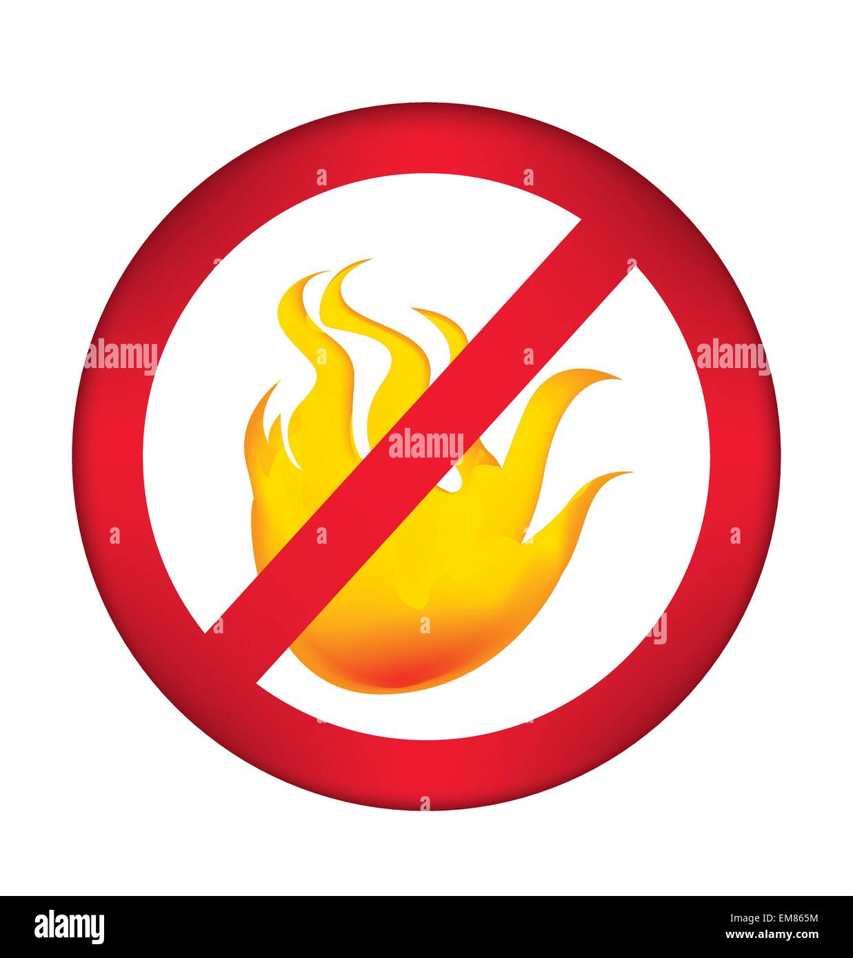 Smoke no fire Stock Vector Images - Alamy