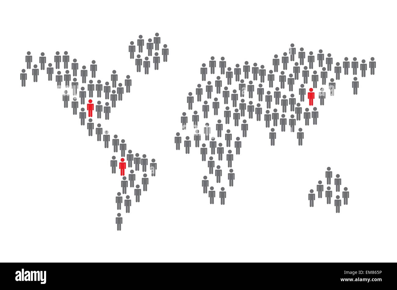 map with men Stock Vector Image & Art - Alamy