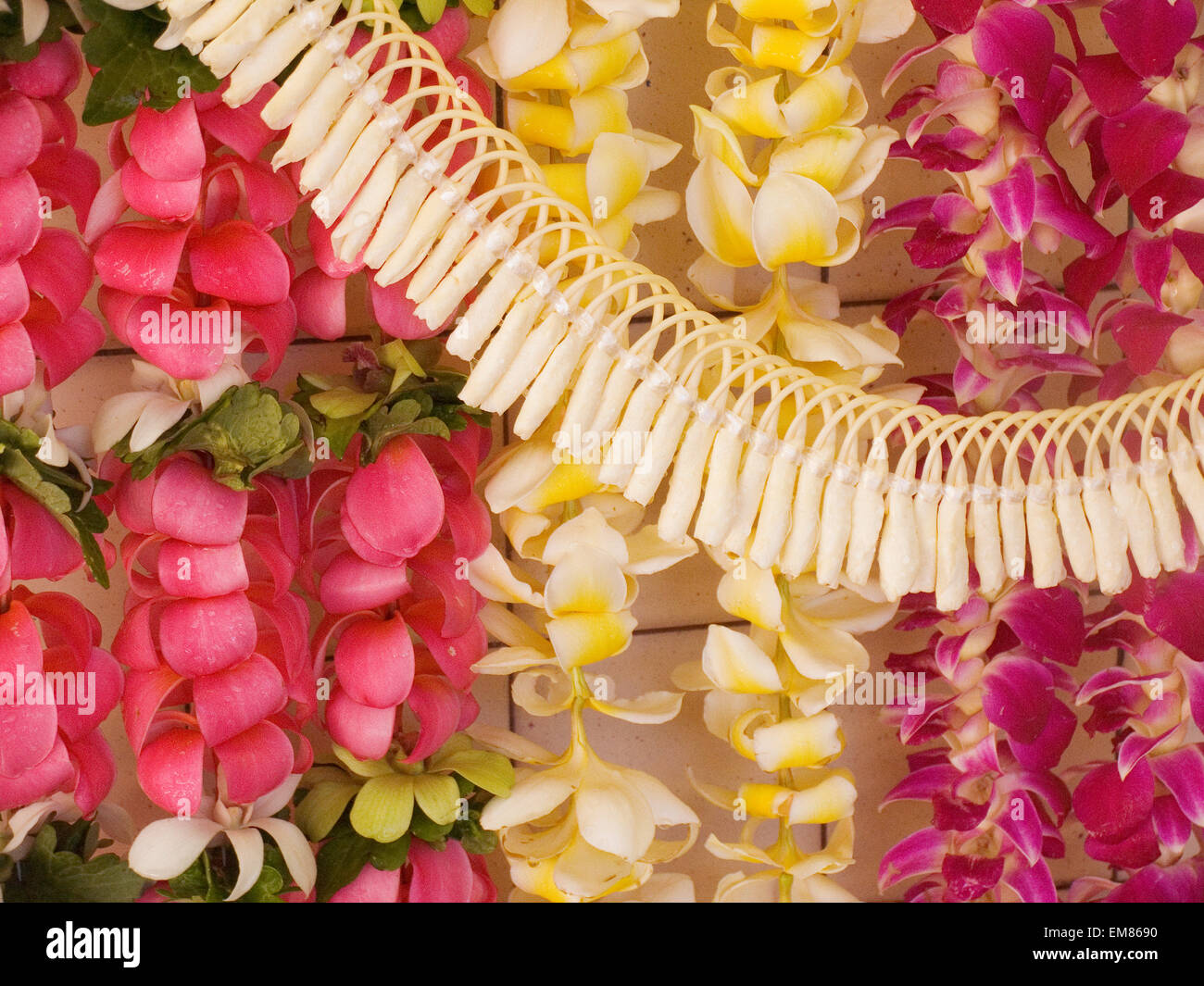 Strands of leis hi-res stock photography and images - Alamy