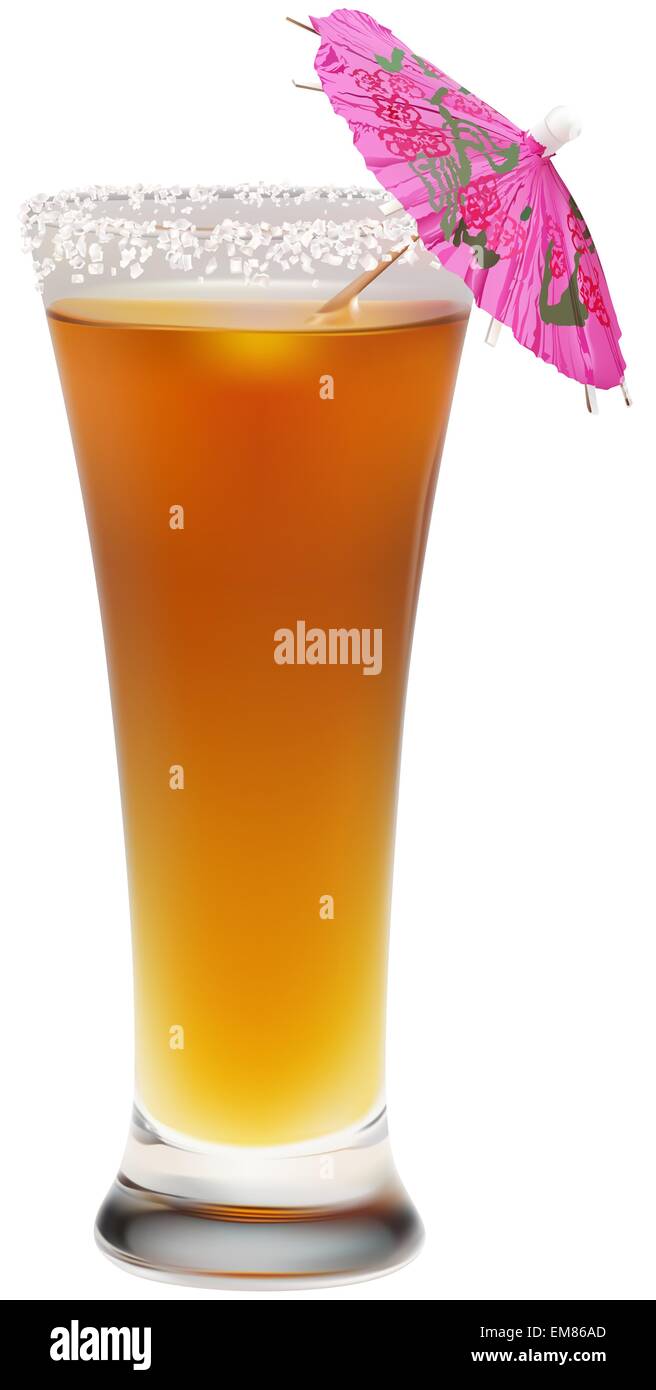 Cocktail umbrella cut out Stock Vector Images - Alamy