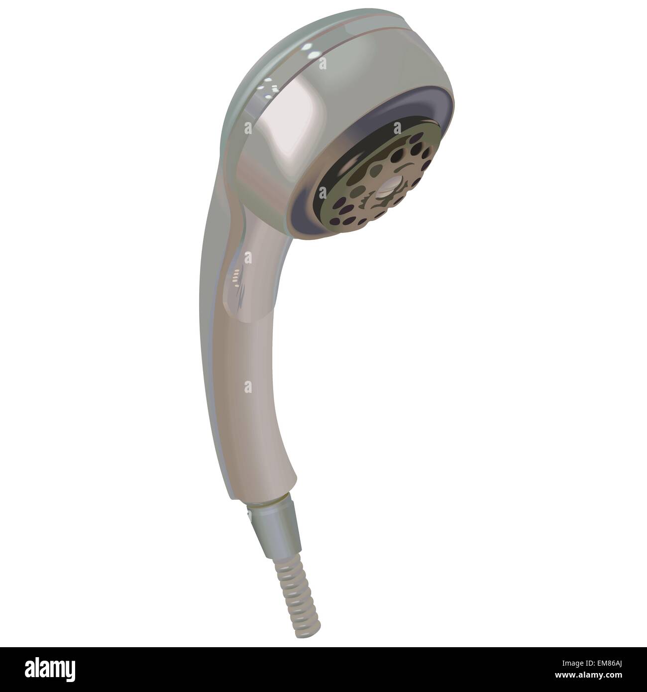 Modern bathroom bathtub shower Stock Vector Images - Alamy