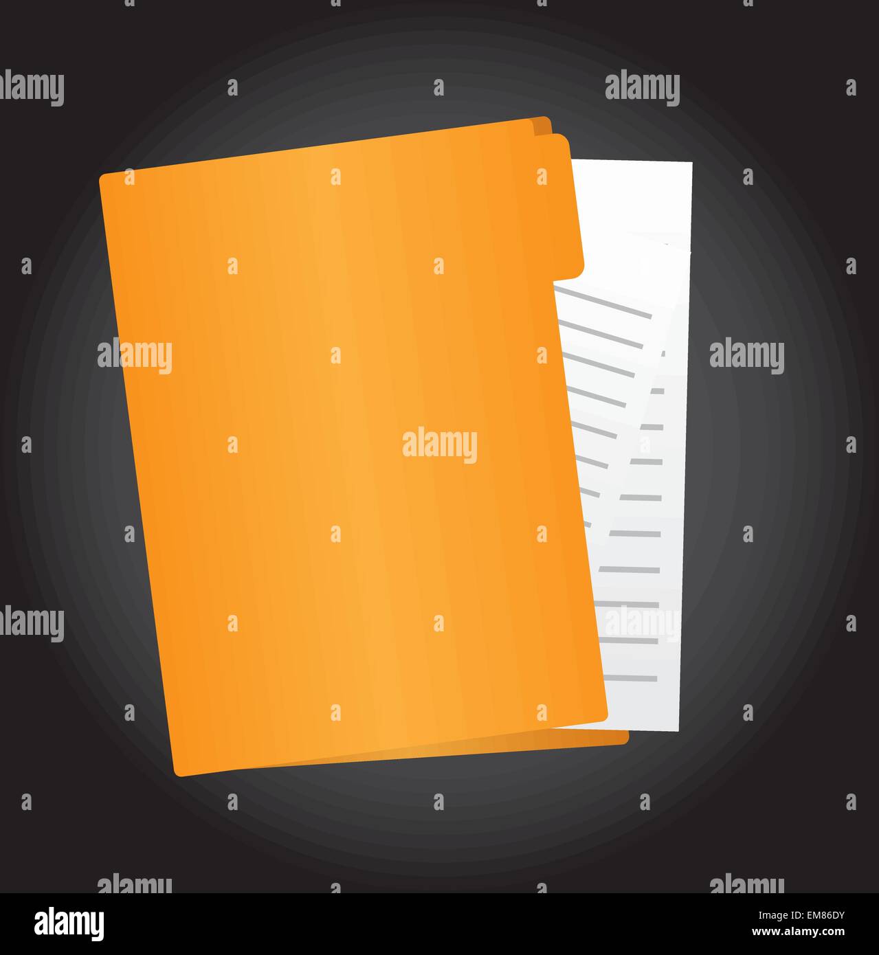 Cartoon folder hi-res stock photography and images - Alamy