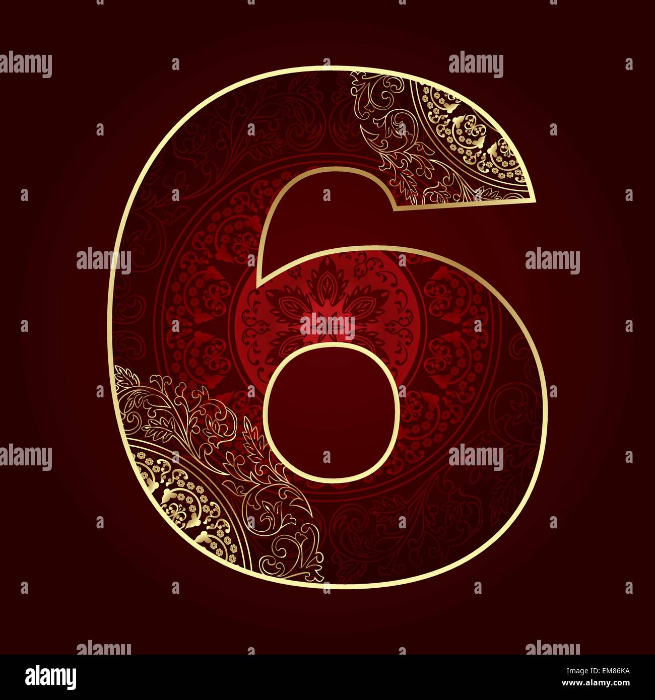 6 6 Stock Vector Images - Alamy