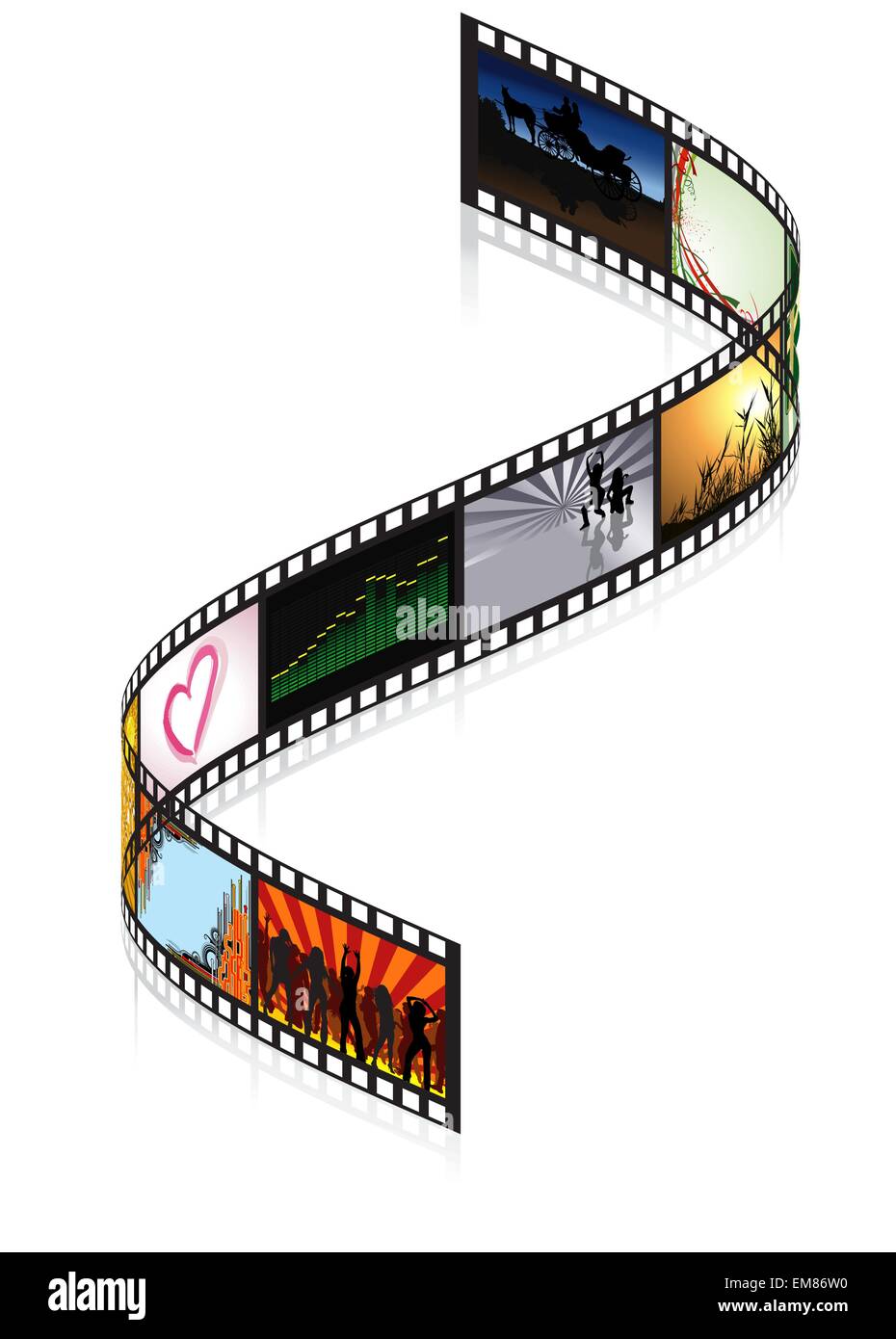 Strip film Cut Out Stock Images & Pictures - Alamy