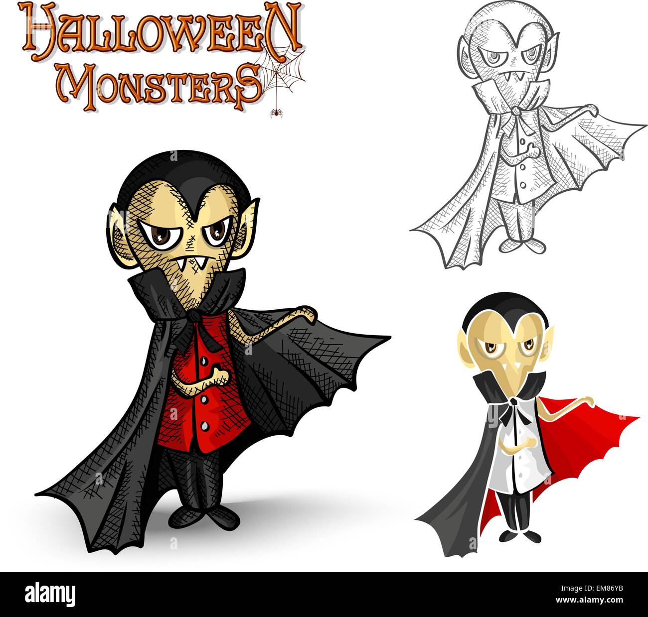 Spooky fantasy vampire cape hi-res stock photography and images - Alamy