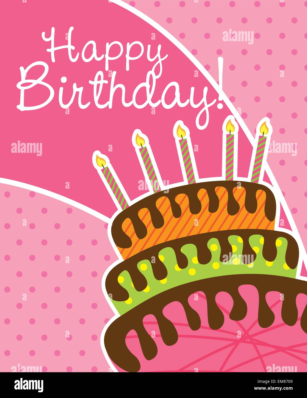 Wishing card Stock Vector Images - Alamy
