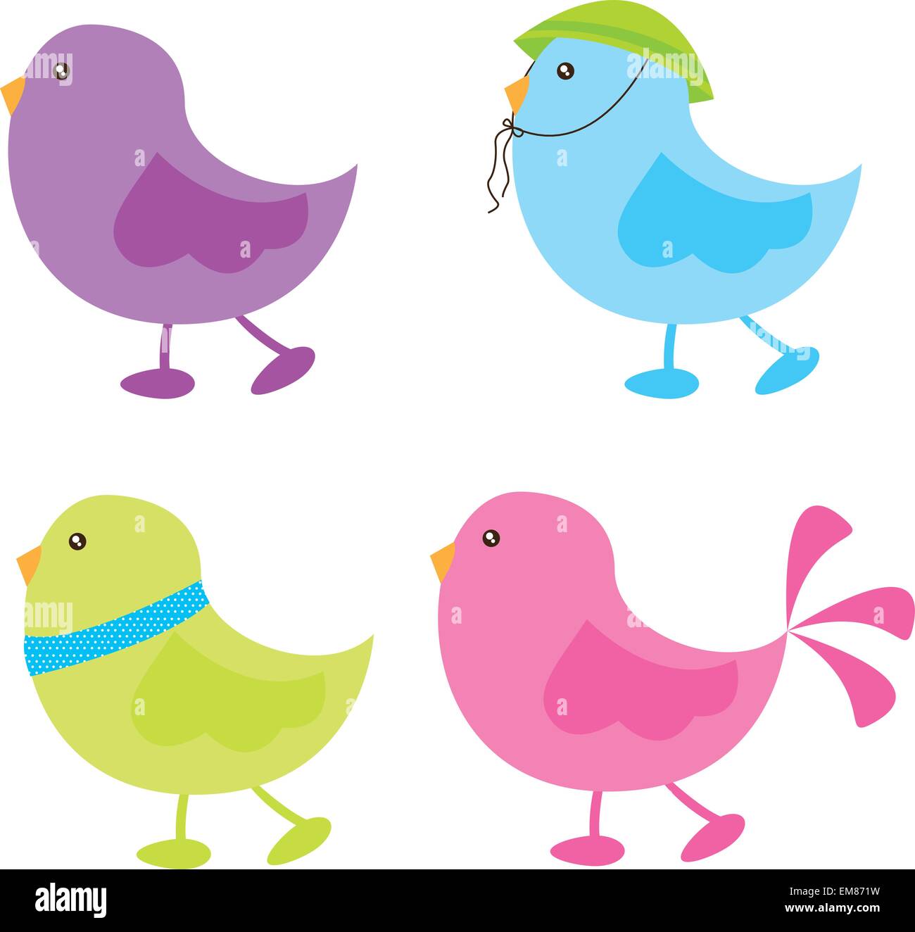 Woodpecker bird clipart hi-res stock photography and images - Alamy