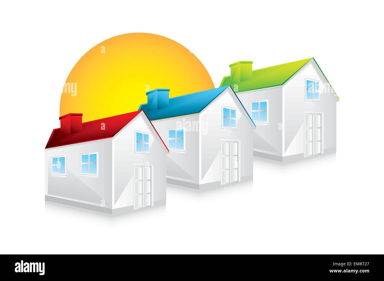 3d house hi-res stock photography and images - Alamy