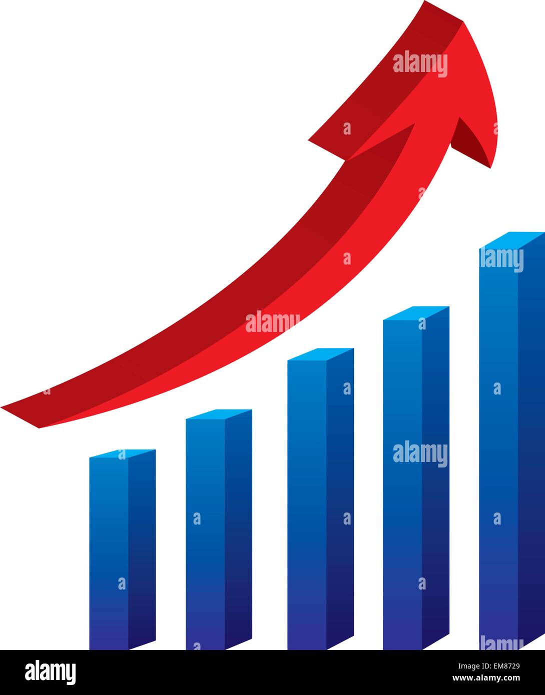 3d bar graph Stock Vector Images - Alamy