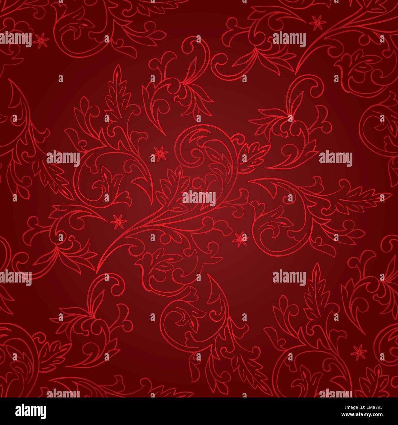 Vintage red wallpaper with nature hi-res stock photography and images ...