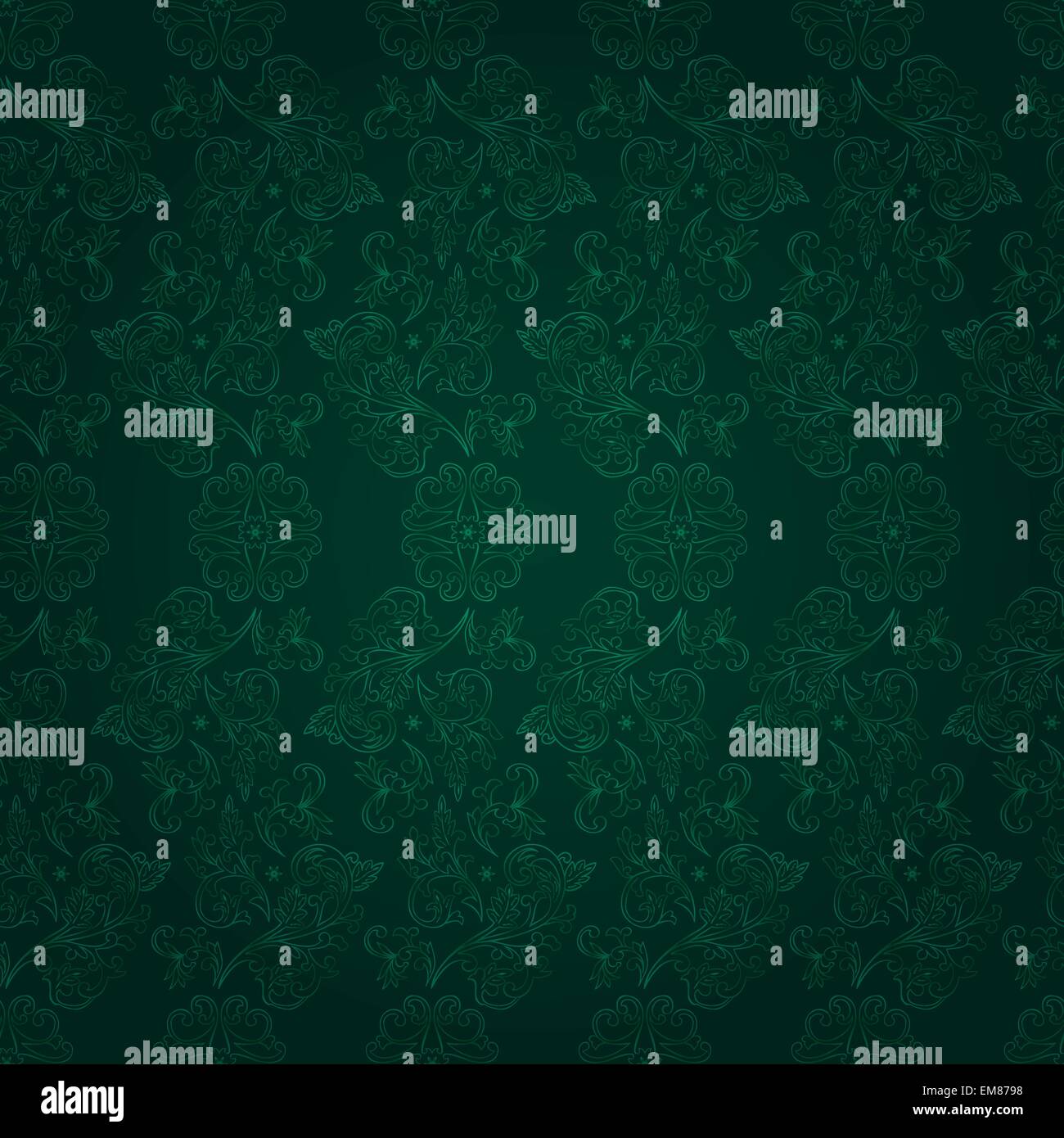 Vintage wallpaper green Stock Vector Images - Alamy