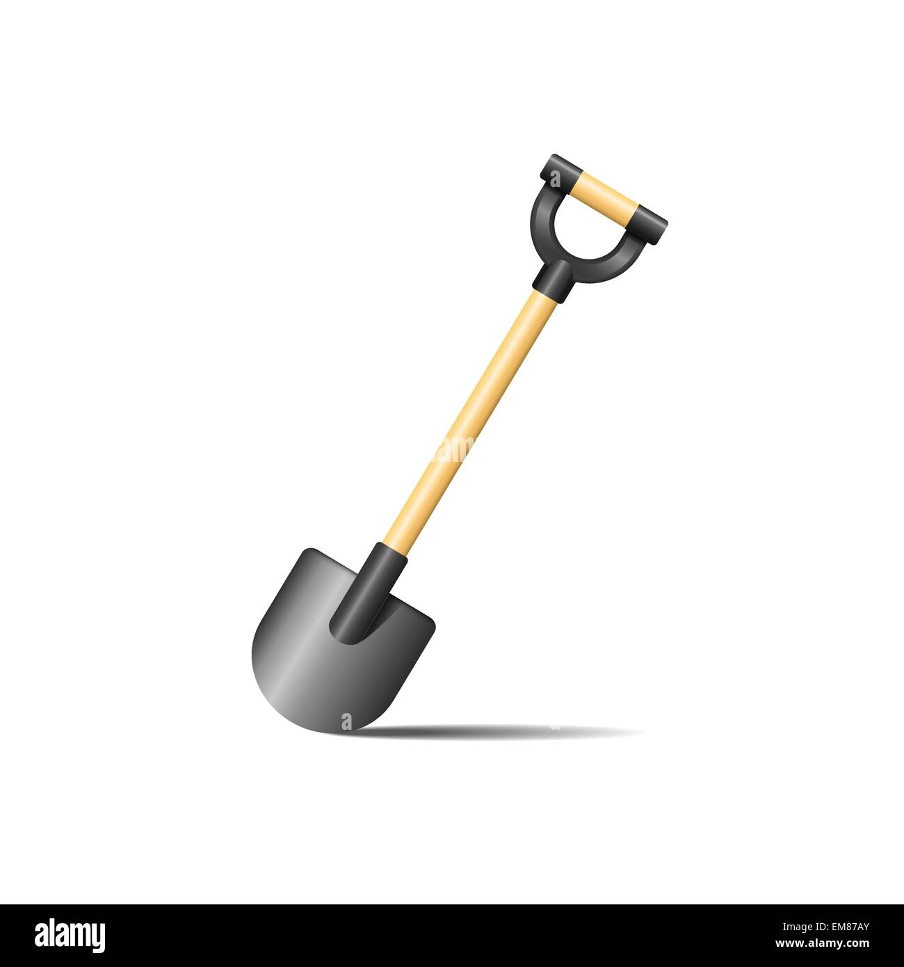 Shovel isolated on white background Stock Vector Image & Art - Alamy