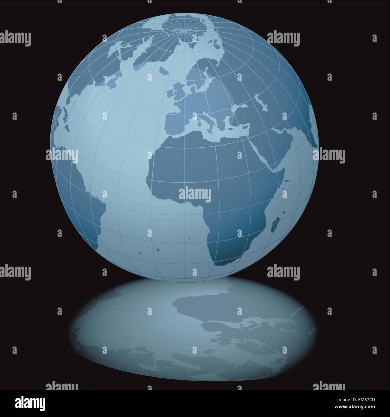 Blue Planet Earth Stock Vector Image & Art - Alamy