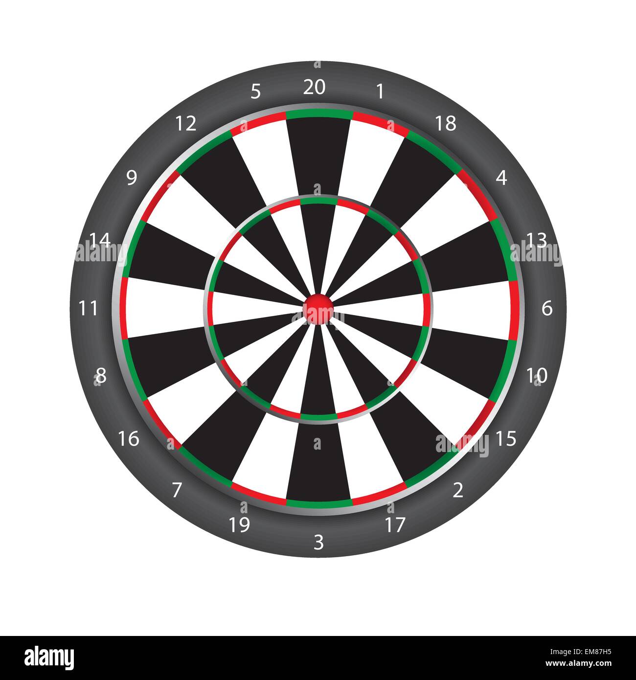Play dartboard Stock Vector Images - Alamy