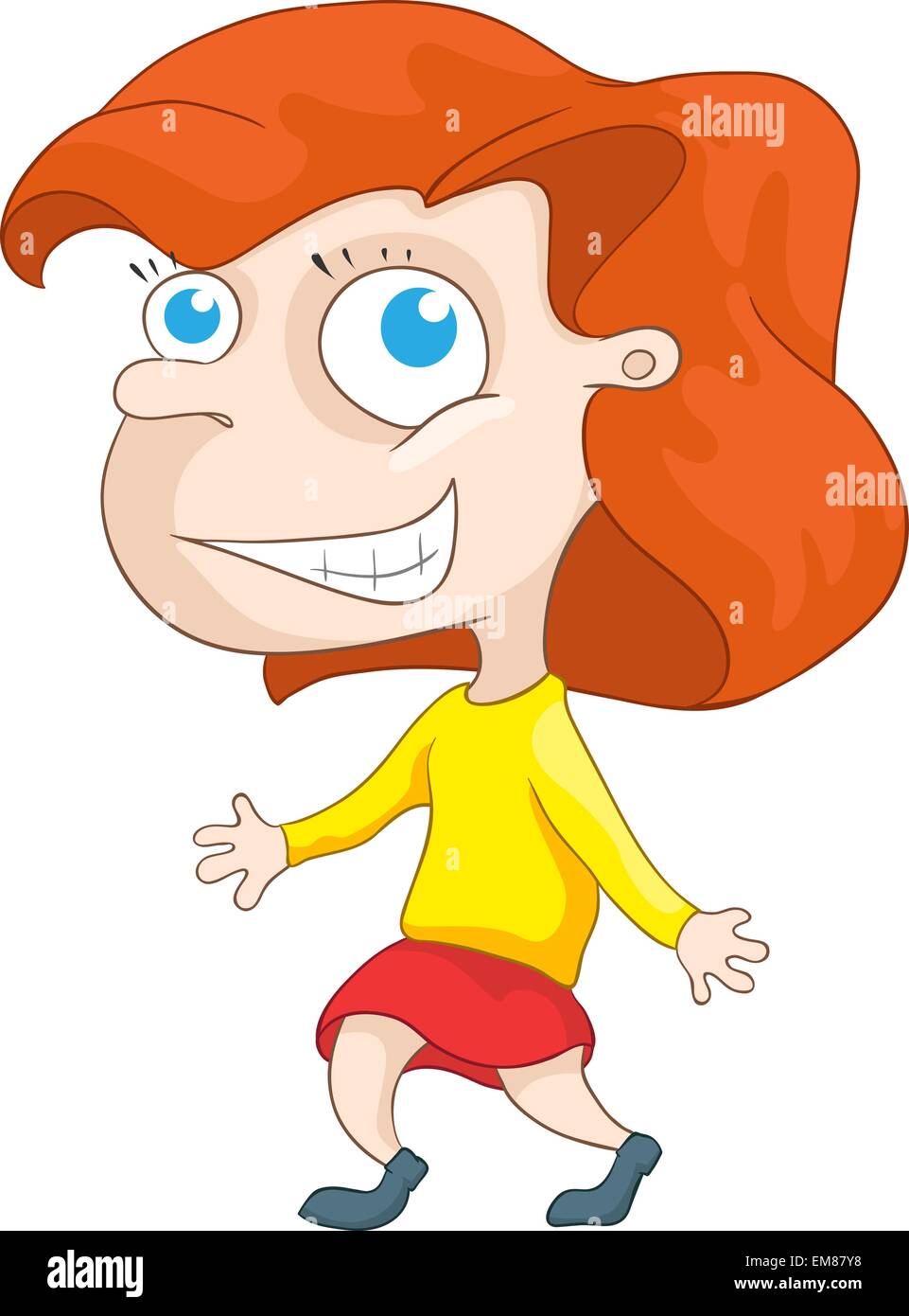 Little girl child todler Stock Vector Images - Alamy