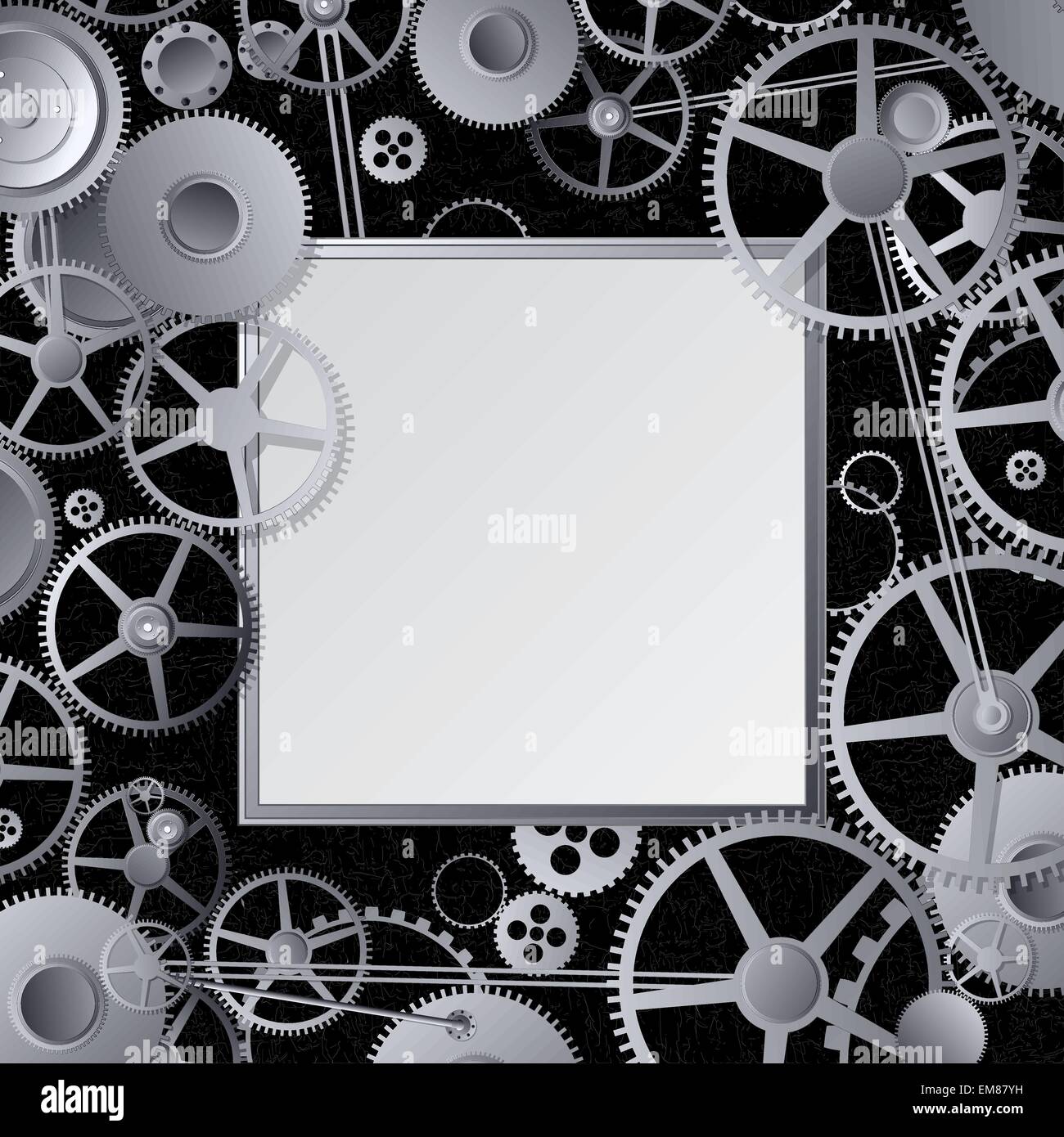 Metal gears design Stock Vector Image & Art - Alamy