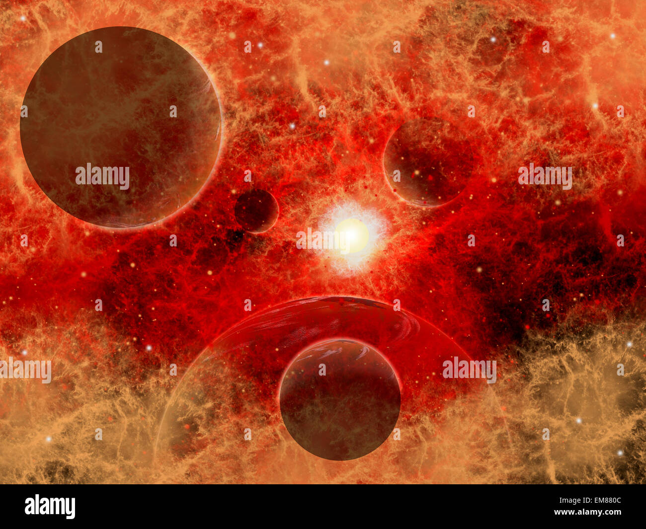 Death of a solar system hi-res stock photography and images - Alamy