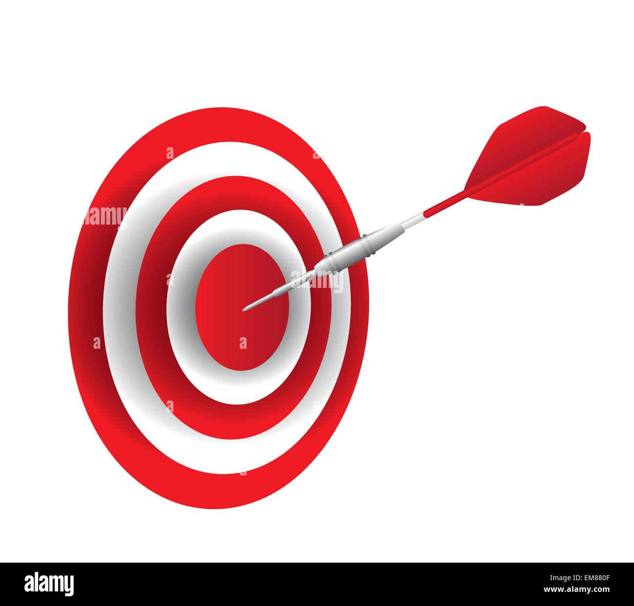 dart with dartboard Stock Vector Image & Art - Alamy