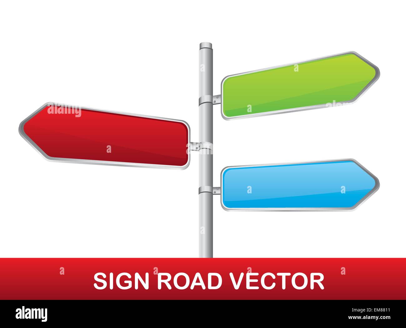 road sign vector Stock Vector Image & Art - Alamy