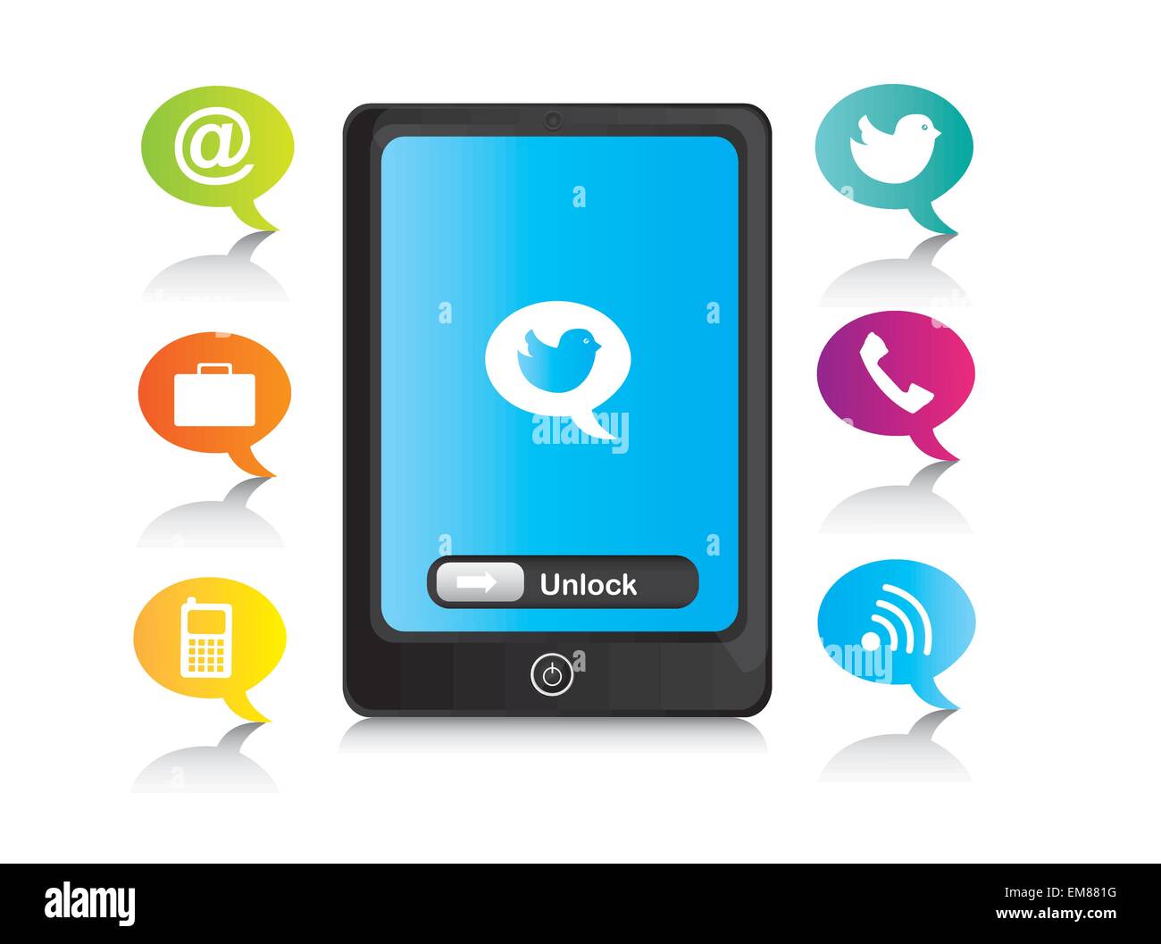 Phone icons hi-res stock photography and images - Alamy